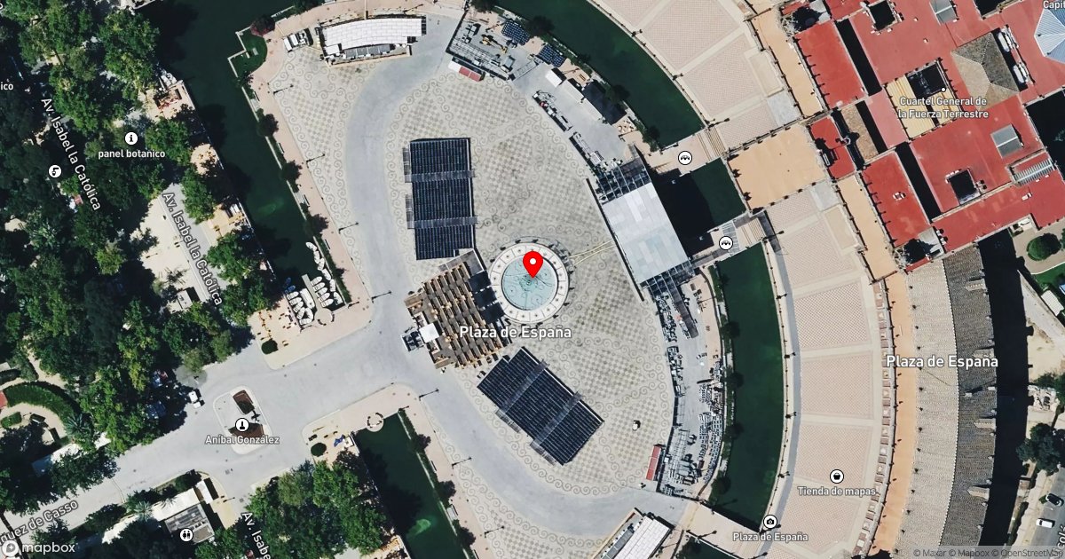 İspanya Meydanı, Sevilla • Konumu, Fotoğrafları ve Hakkındaki Bilgiler ...